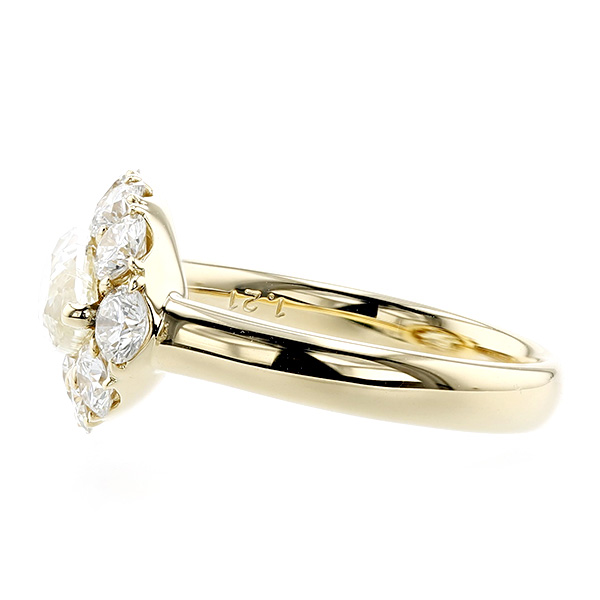 ダイヤモンド リング 1.507ct SI2-VERY LIGHT YELLOW 18金 中央宝石研究所 ソーティング付 【R】｜ダイヤモンドネックレス・ダイヤピアス【エメットジュリー ...